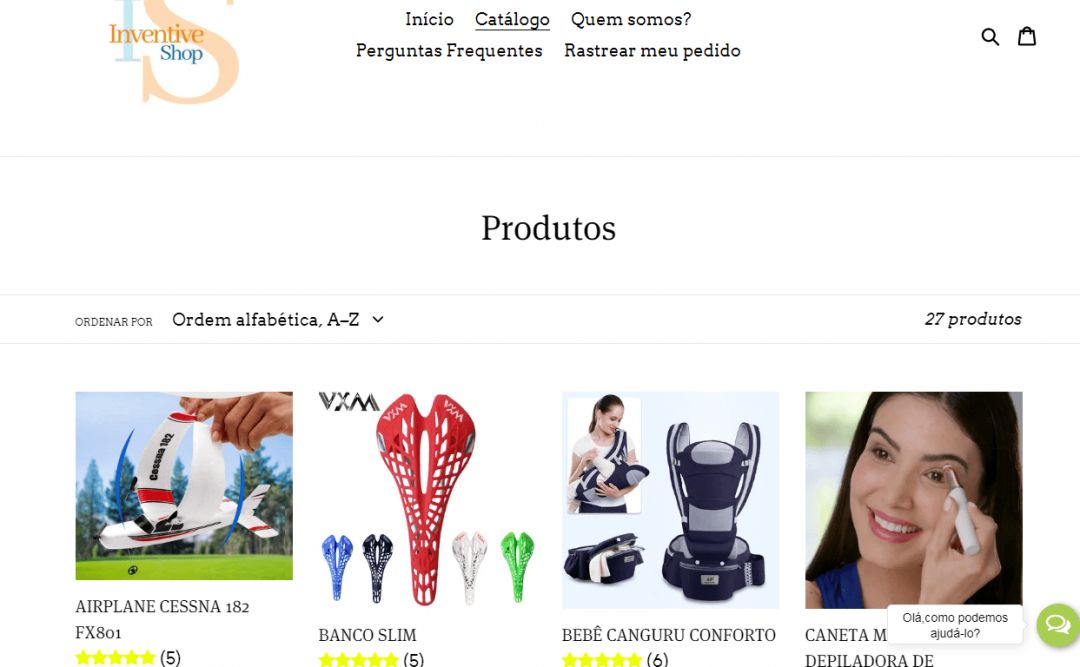 inventive shop é confiável? Analisando o site Inventive - Confiável