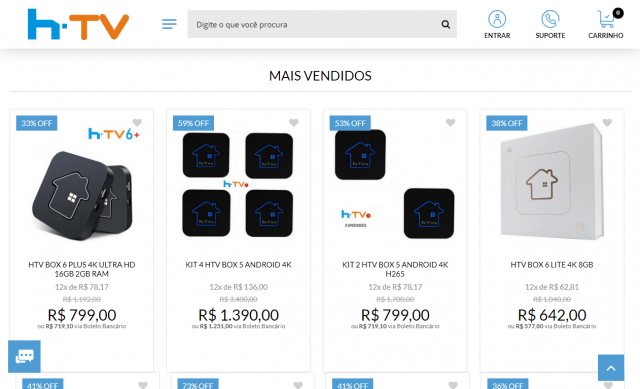 Htv shop é confiável? Analise do site htvshop (+Exemplos) - Confiável