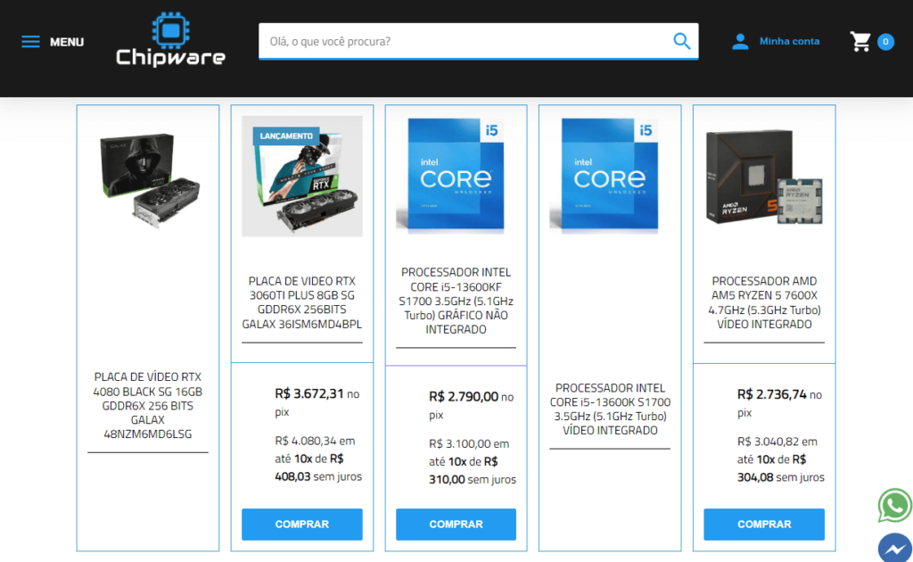 O site chip ware é seguro? - Confiável