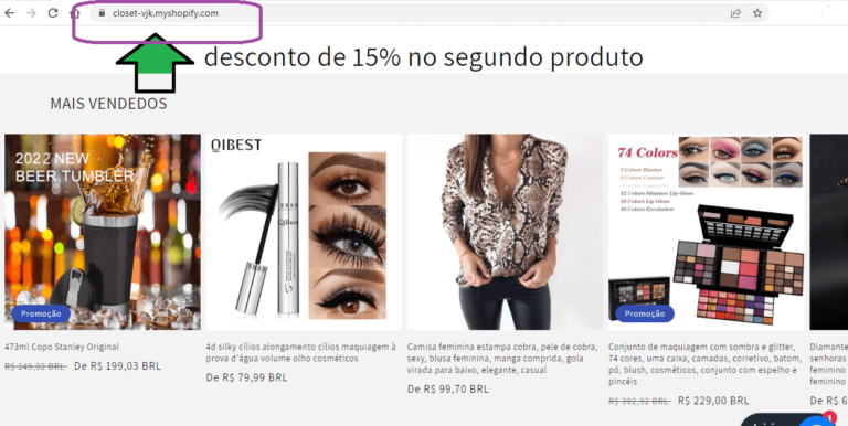 Essa loja closet-vjk myshopify é confiável? - Confiável